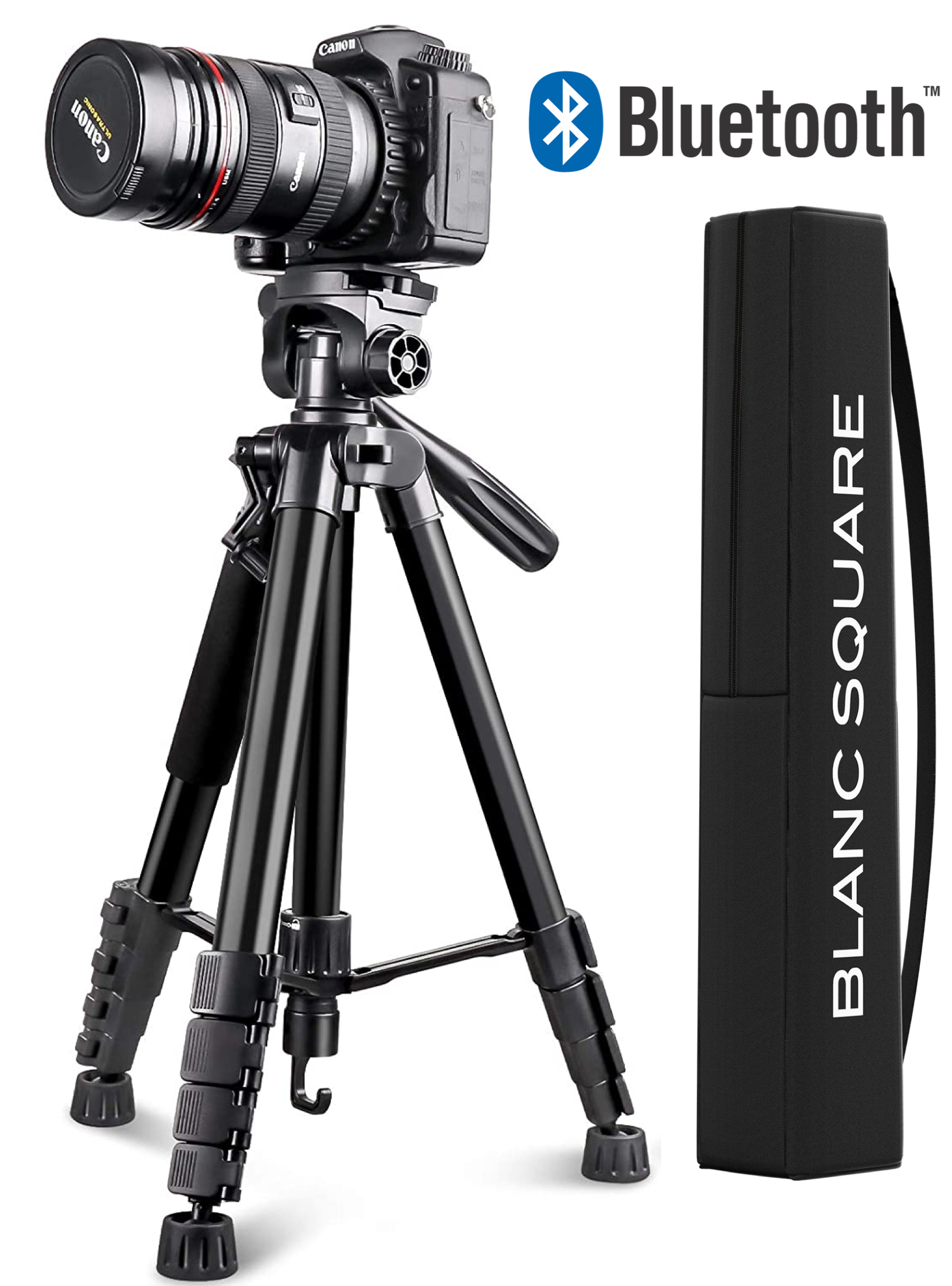 Blanc Square Camera statief Pro - Tripod met Smartphone telefoon houde